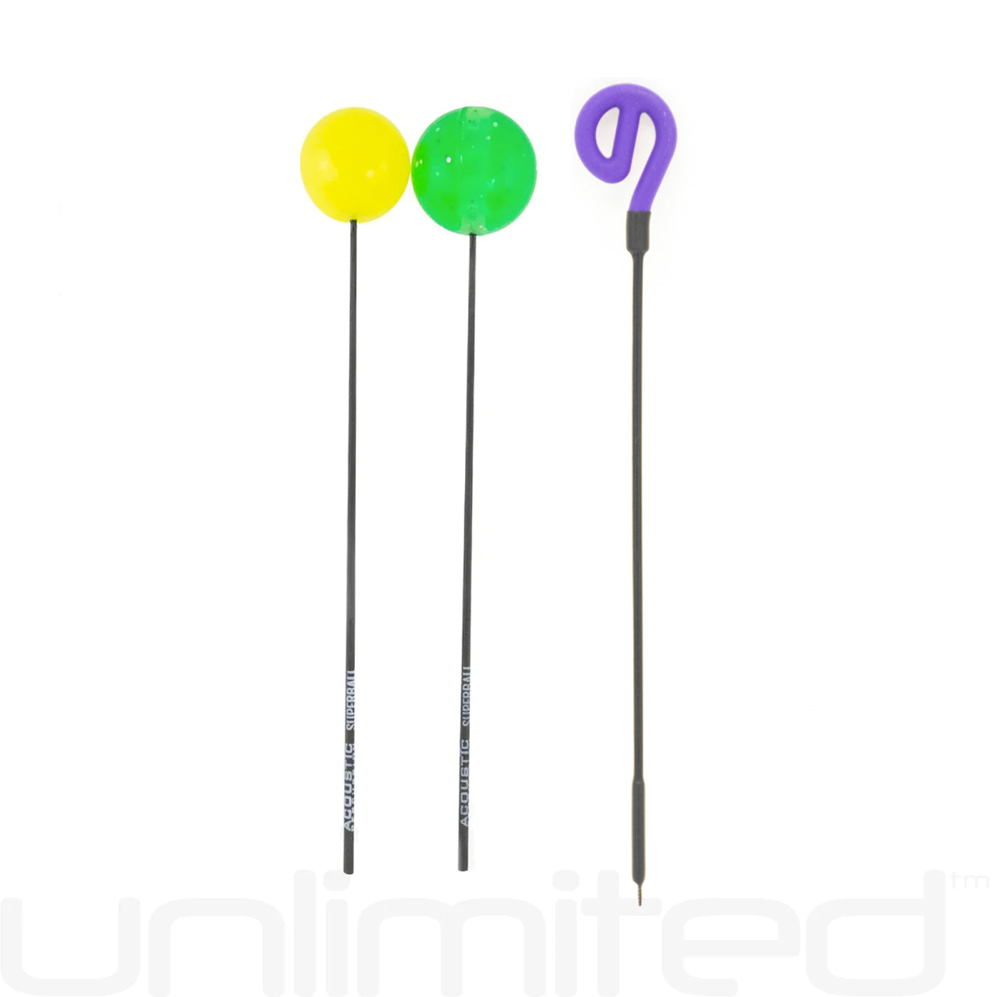 Friction Mallet Set with Acoustic Percussion & eGong Wand - Gongs Unlimited