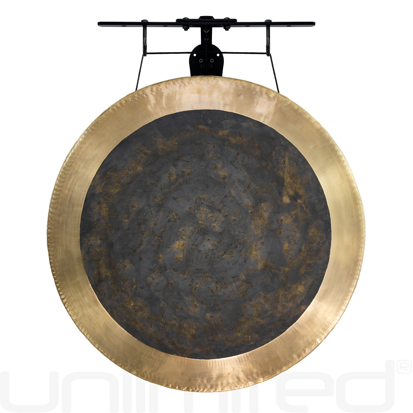 22" Chinese Gongs on the Internal Wave Gong Hanger - Gongs Unlimited