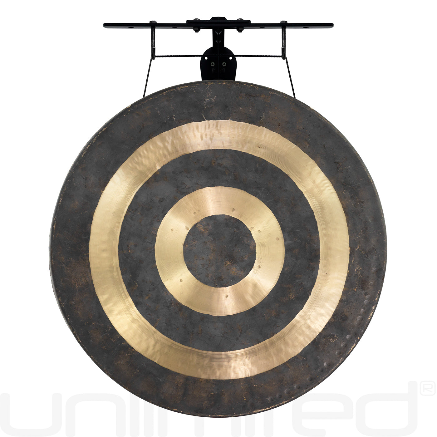 22" Chinese Gongs on the Internal Wave Gong Hanger - Gongs Unlimited