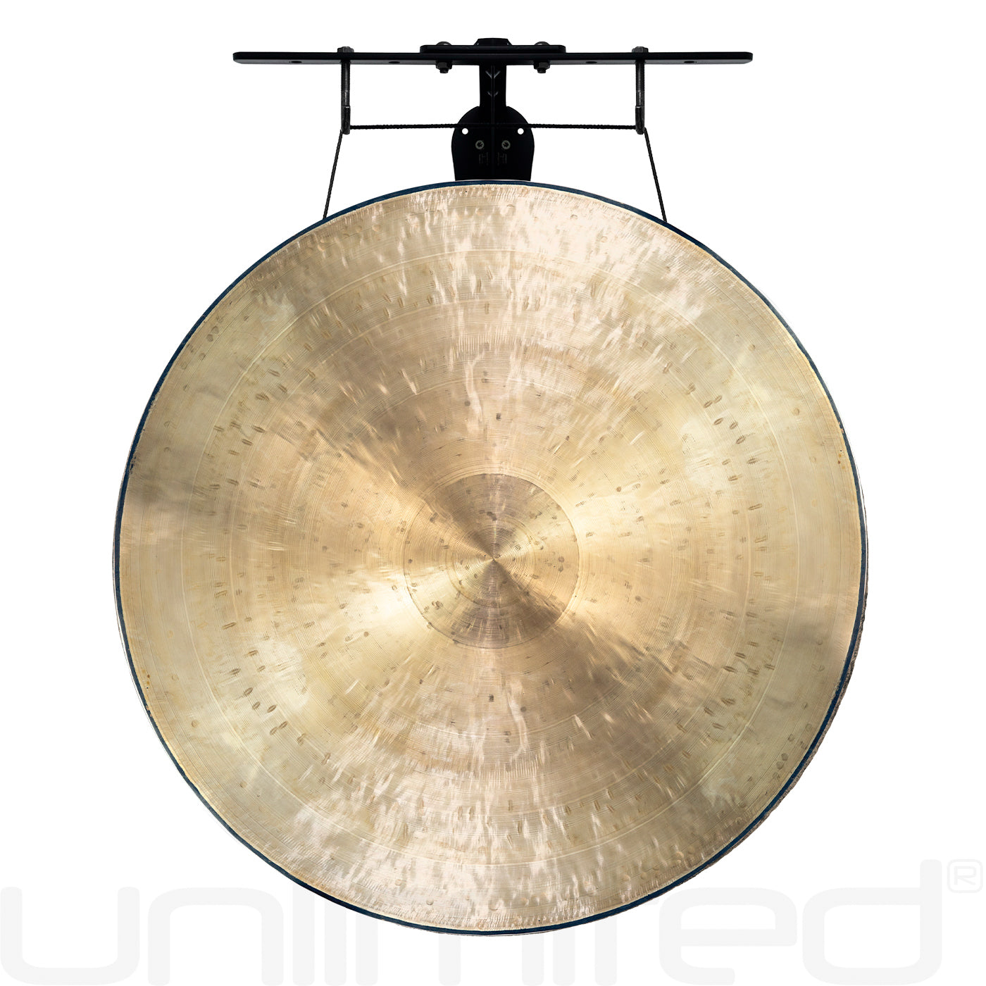 22" Chinese Gongs on the Internal Wave Gong Hanger - Gongs Unlimited