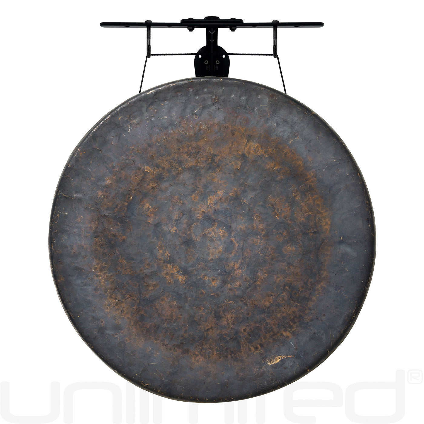 22" Chinese Gongs on the Internal Wave Gong Hanger - Gongs Unlimited
