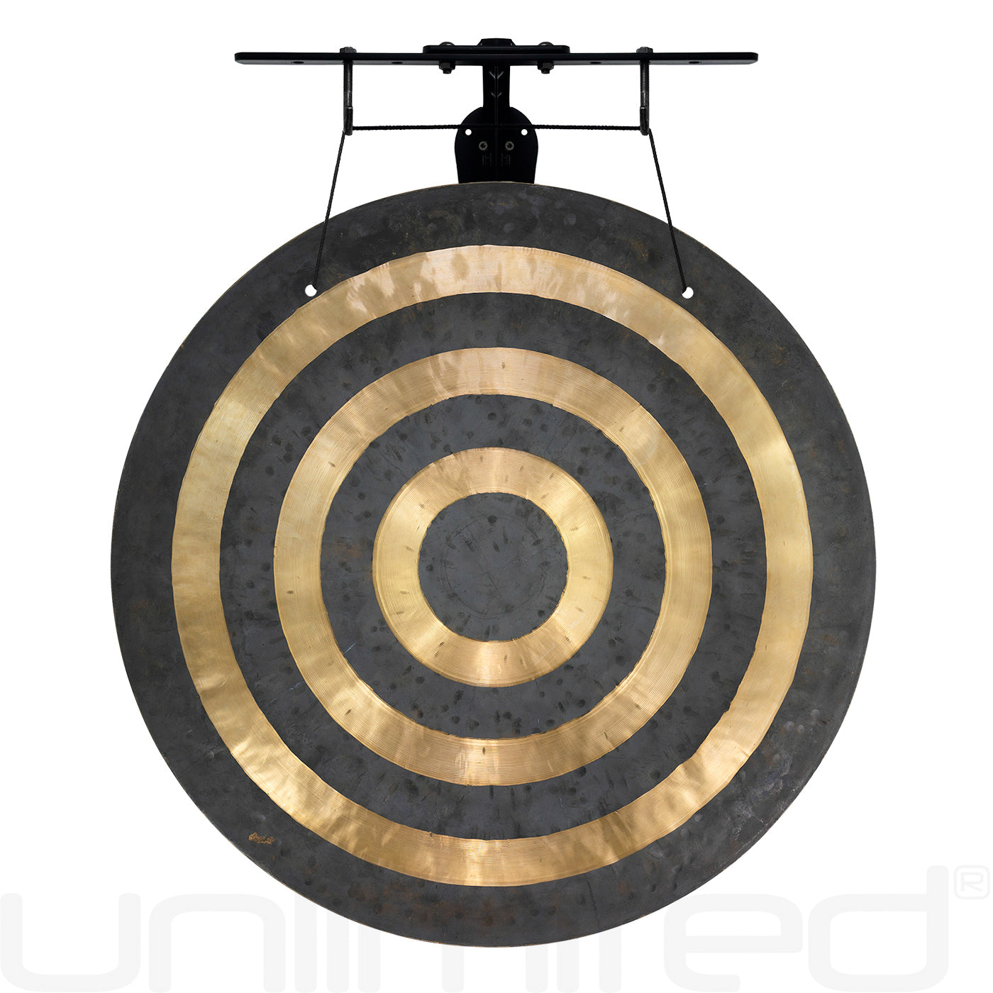 22" Chinese Gongs on the Internal Wave Gong Hanger - Gongs Unlimited