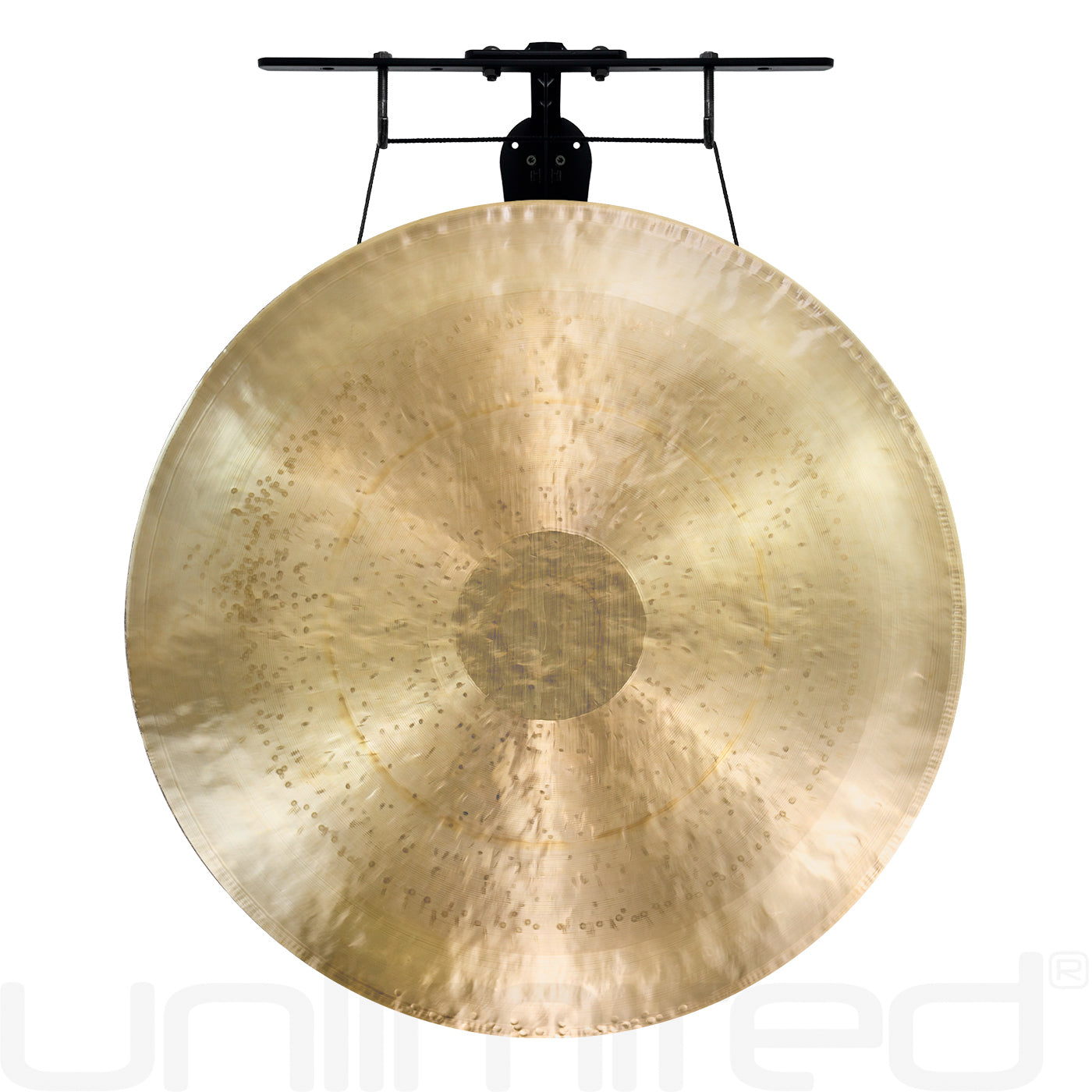 22" Chinese Gongs on the Internal Wave Gong Hanger - Gongs Unlimited