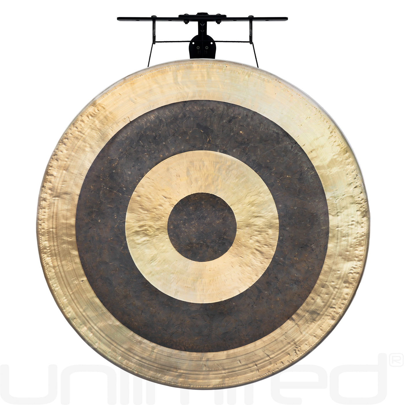 30" to 32" Chinese Gongs on the Internal Wave Gong Hanger - Gongs Unlimited