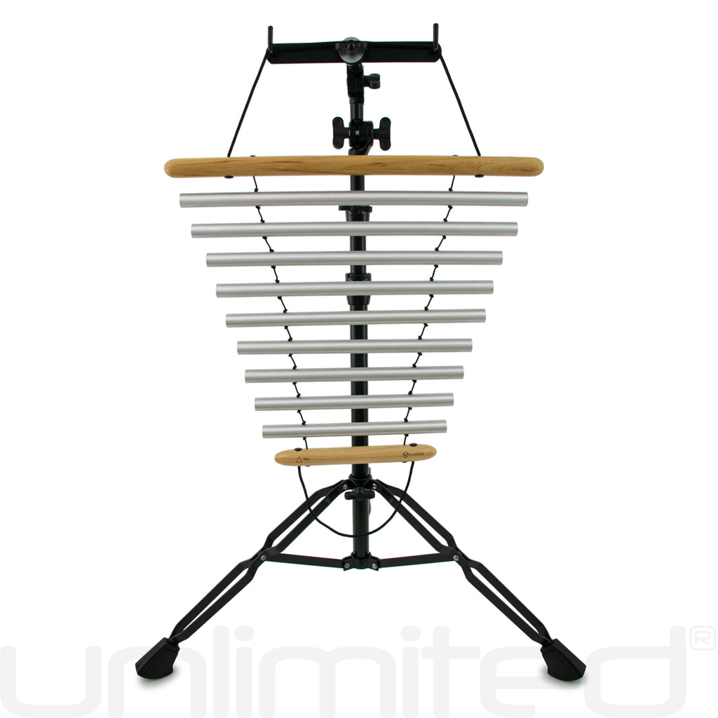 Svaram Swinging 9 Bar Chimes on Stands - A432 Hz - Gongs Unlimited