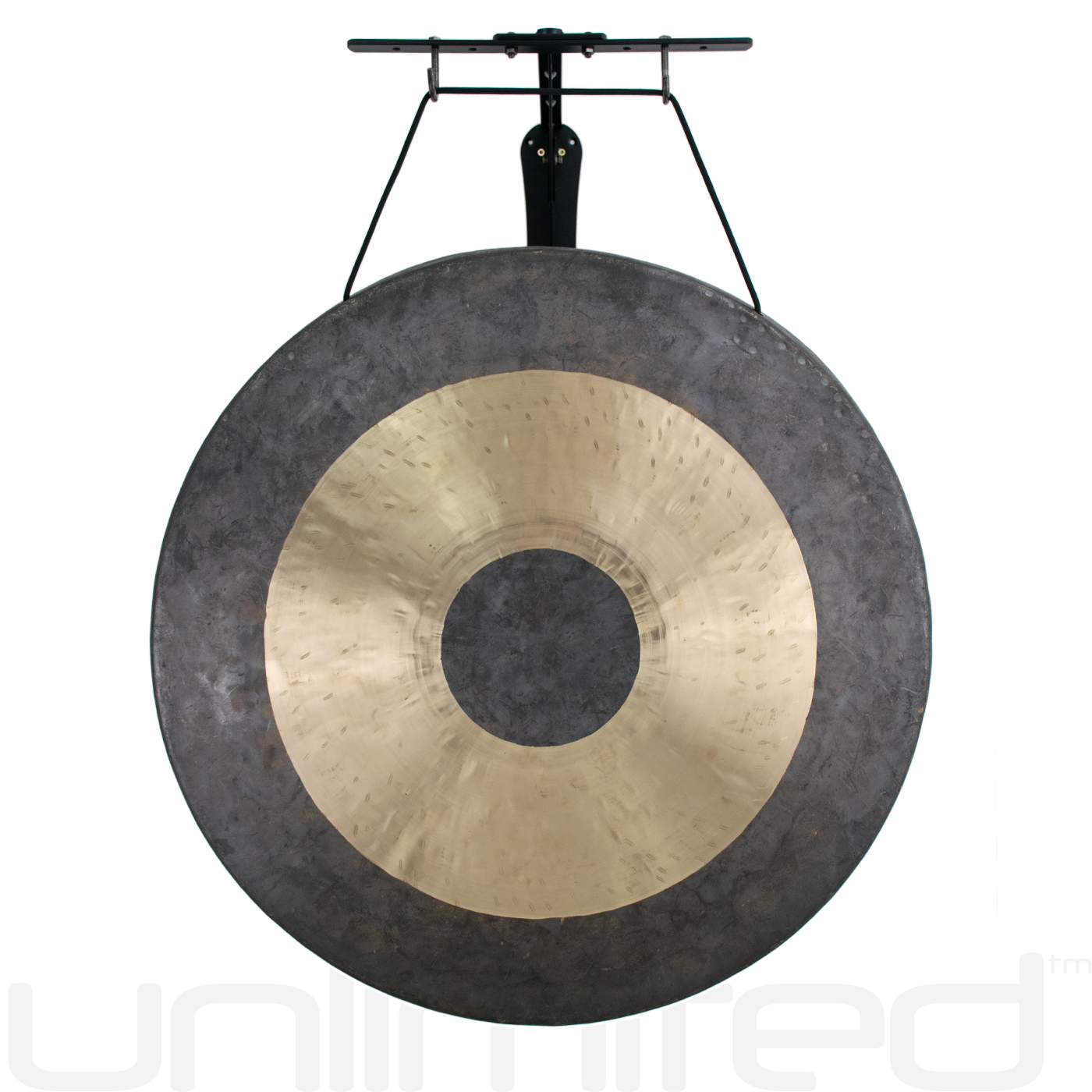 30" to 32" Chinese Gongs on the Internal Wave Gong Hanger - Gongs Unlimited