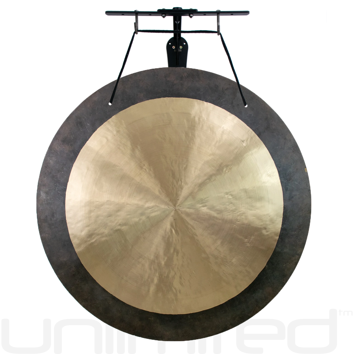 30" to 32" Chinese Gongs on the Internal Wave Gong Hanger - Gongs Unlimited