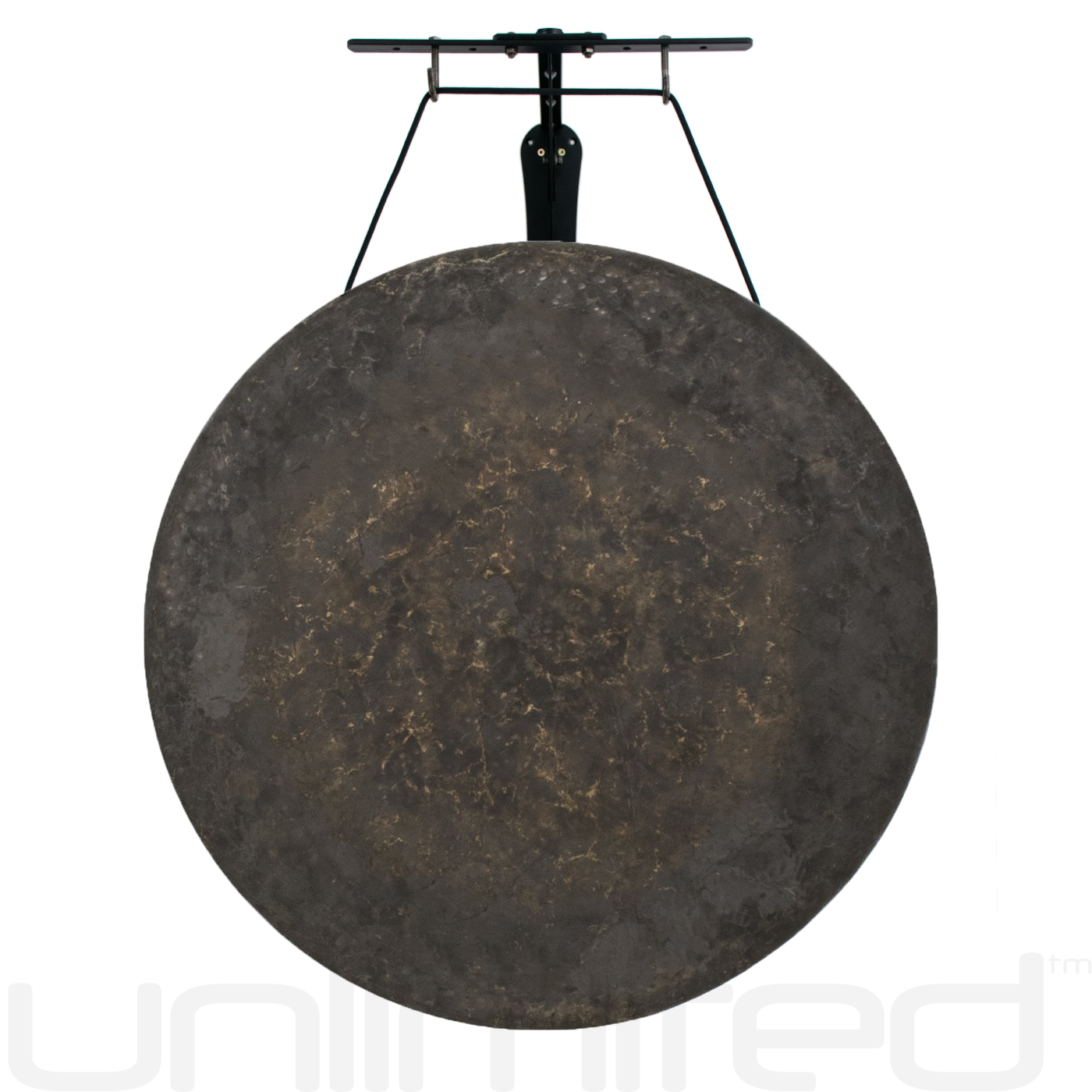 30" to 32" Chinese Gongs on the Internal Wave Gong Hanger - Gongs Unlimited