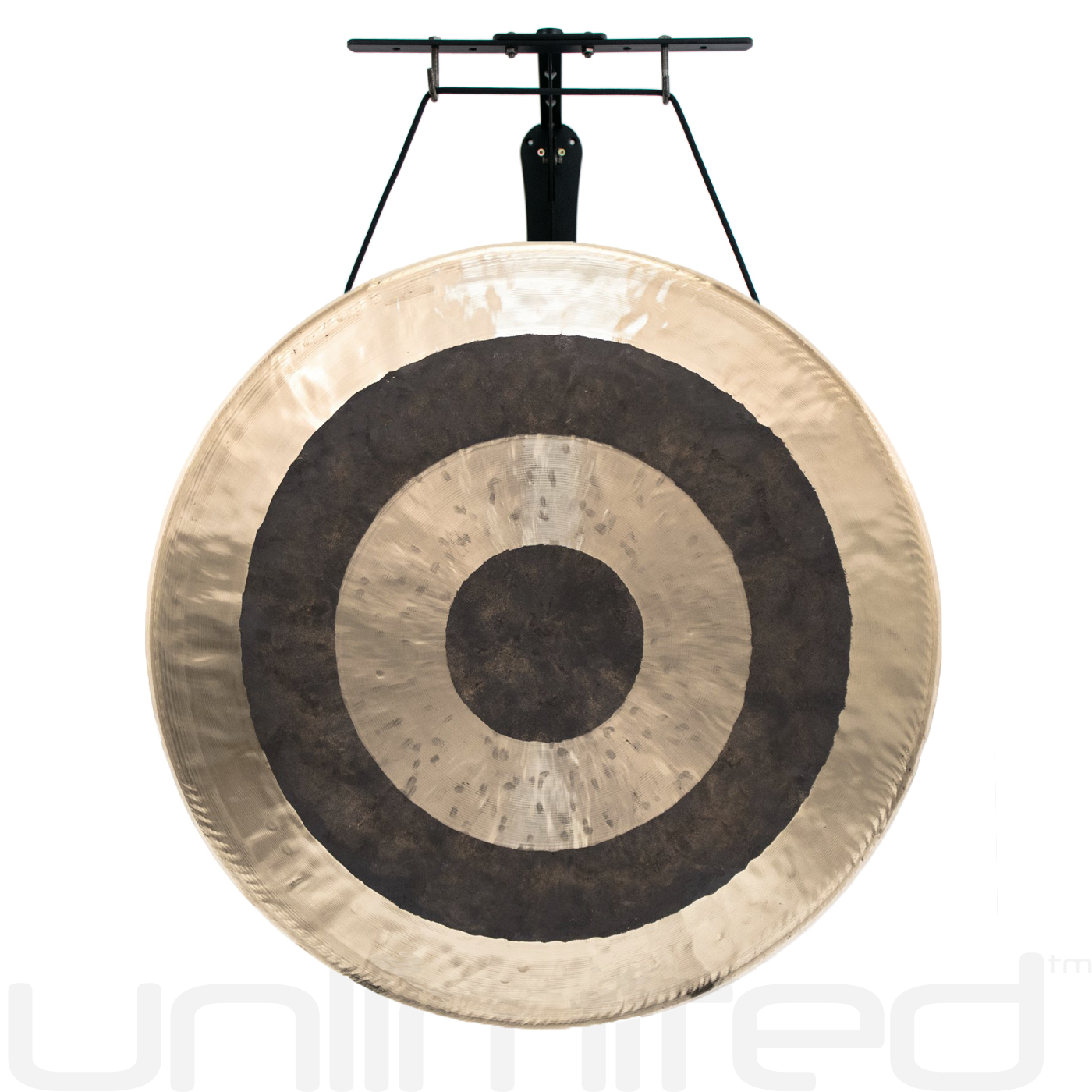 30" to 32" Chinese Gongs on the Internal Wave Gong Hanger - Gongs Unlimited