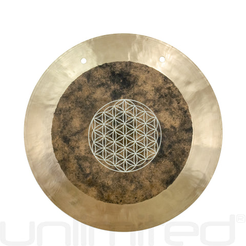 Gongs with Spiritual Symbols - Gongs Unlimited