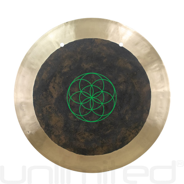 Gongs with Spiritual Symbols - Gongs Unlimited
